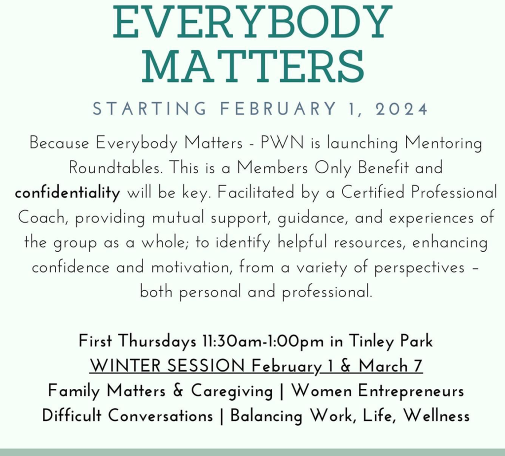 Everybody Matters Winter session - Professional Women's Network